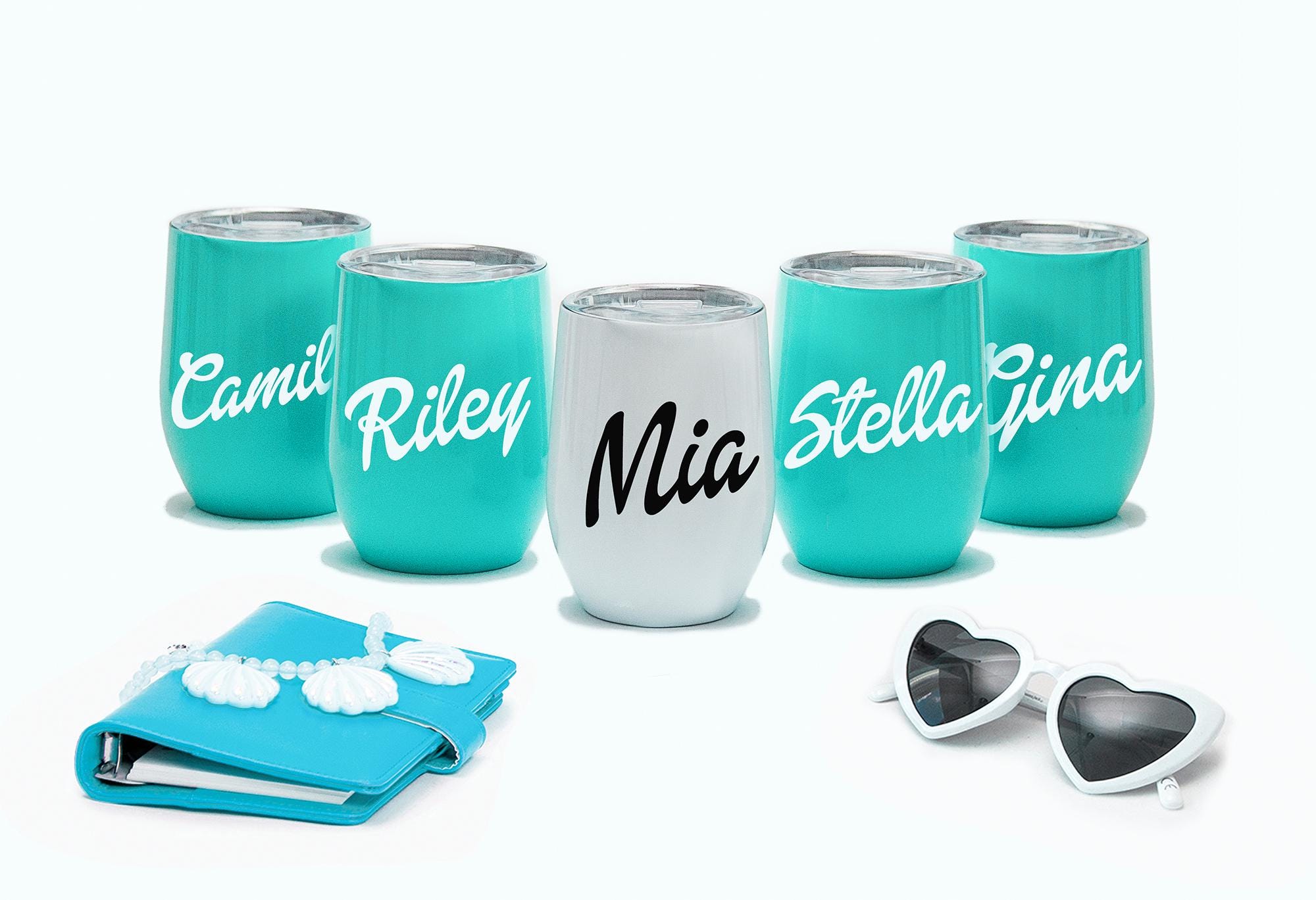 Custom Name Cups for Bridal Party Bachelorette, Bridesmaid Proposal ...