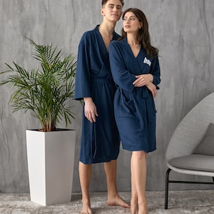 Custom Mr and Mrs Waffled Robes, Matching Robes for Couple, Groom and ...