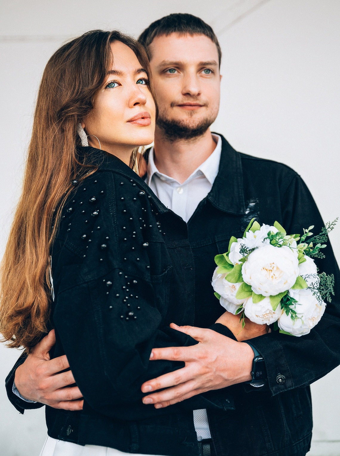 Wedding Jackets, Custom Jean Jacket, Bride and Groom Jacket ...