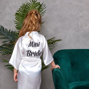 Custom Kids Satin Robes, Spa Kids Party Robes, Personalized Robes ...