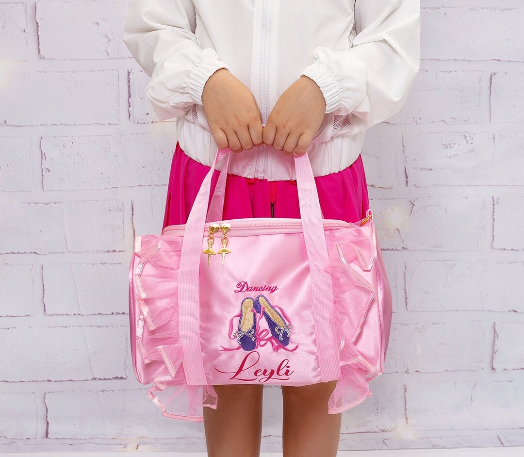 Dance Bag for Girls, Ballerina Bag for Kids, Small Duffle Bag, Pink Bag ...