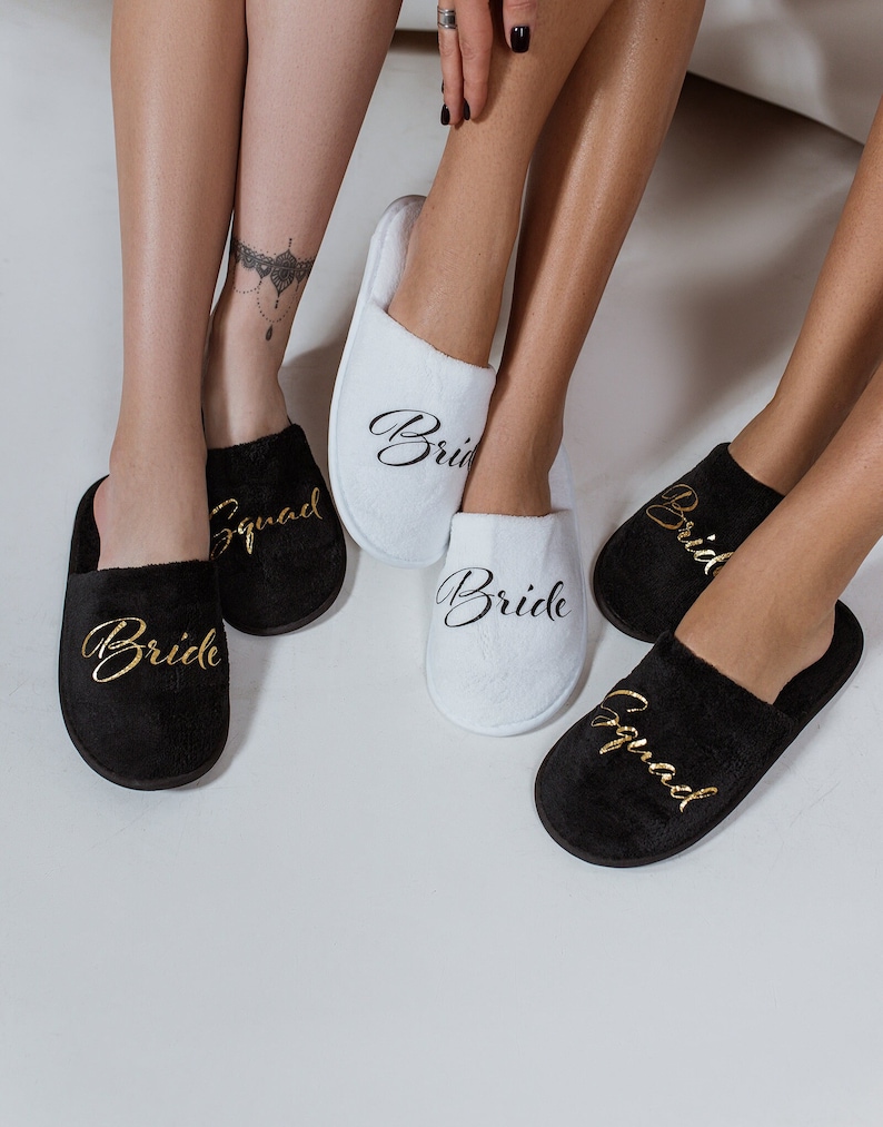 Custom Spa Party Slippers, Bridesmaid Slippers, Bachelorette Gifts ...