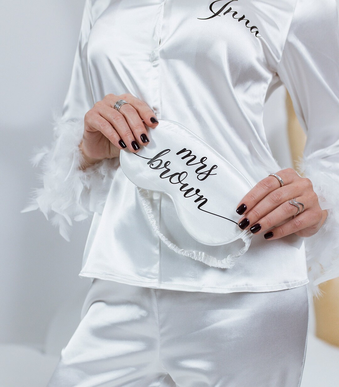 Mrs Custom Sleep Masks, Bridal Mask, Bachelorette /bridesmaids Masks, I ...