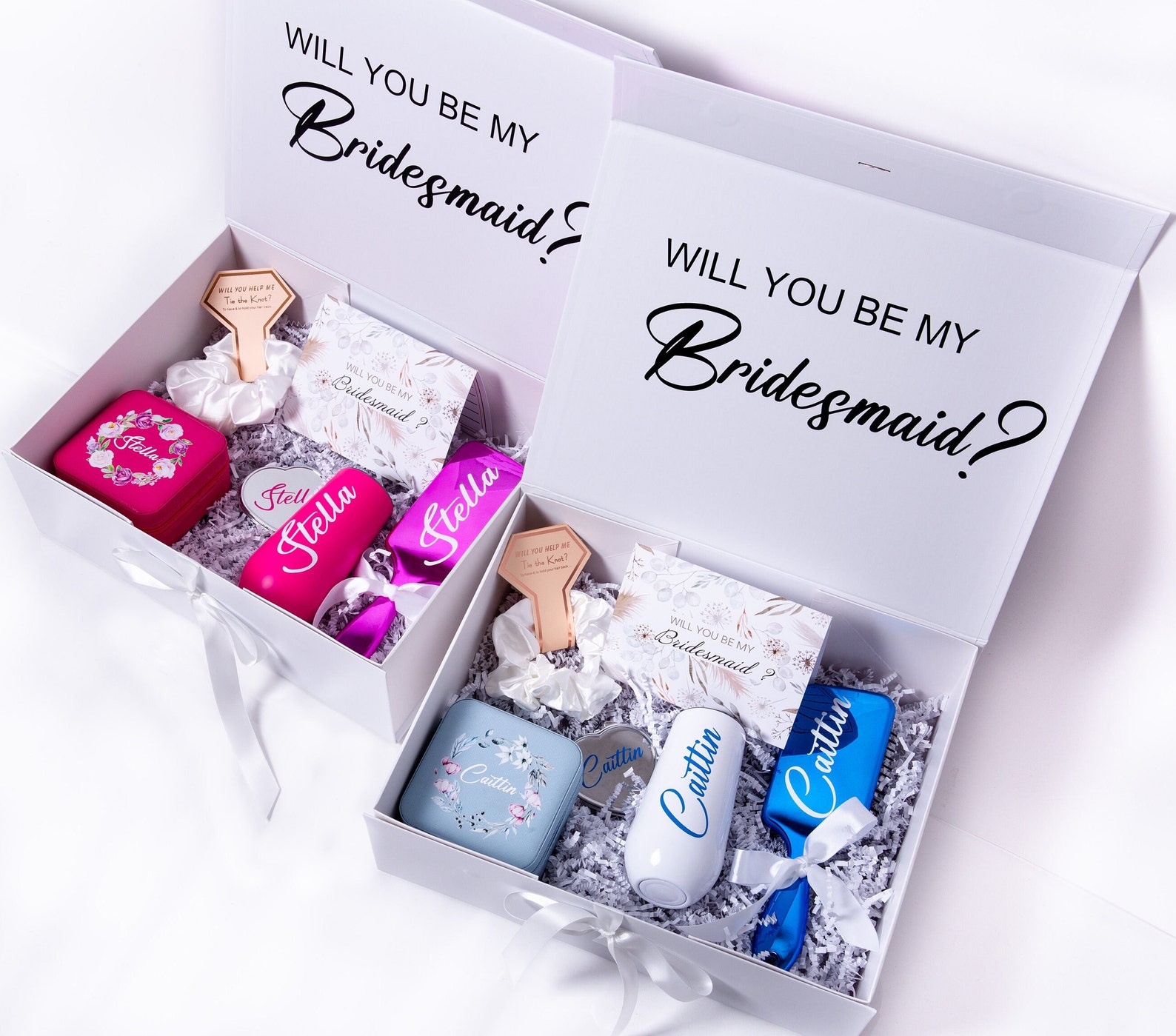 Maid of Honor Git Box, Bridesmaid Proposal Gift Box, Custom Gifts Box ...