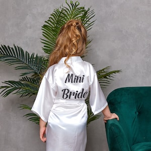 Custom Spa Birthday Party Robes, Custom Kids Satin Robes, Sleepover ...