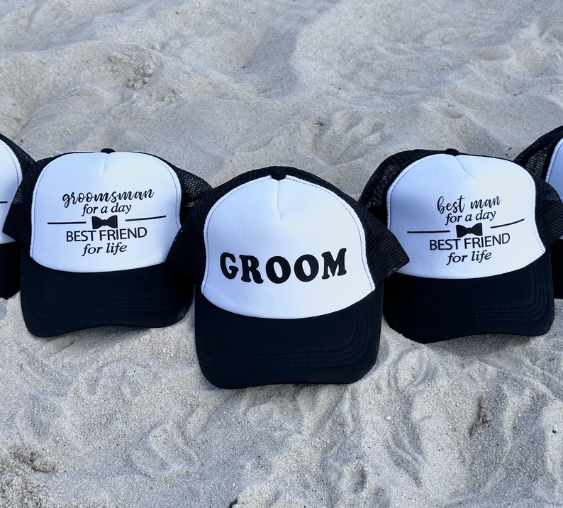 Groom Baseball Caps, Bachelor Party Caps, Groomsmen Caps, Best Man Caps ...