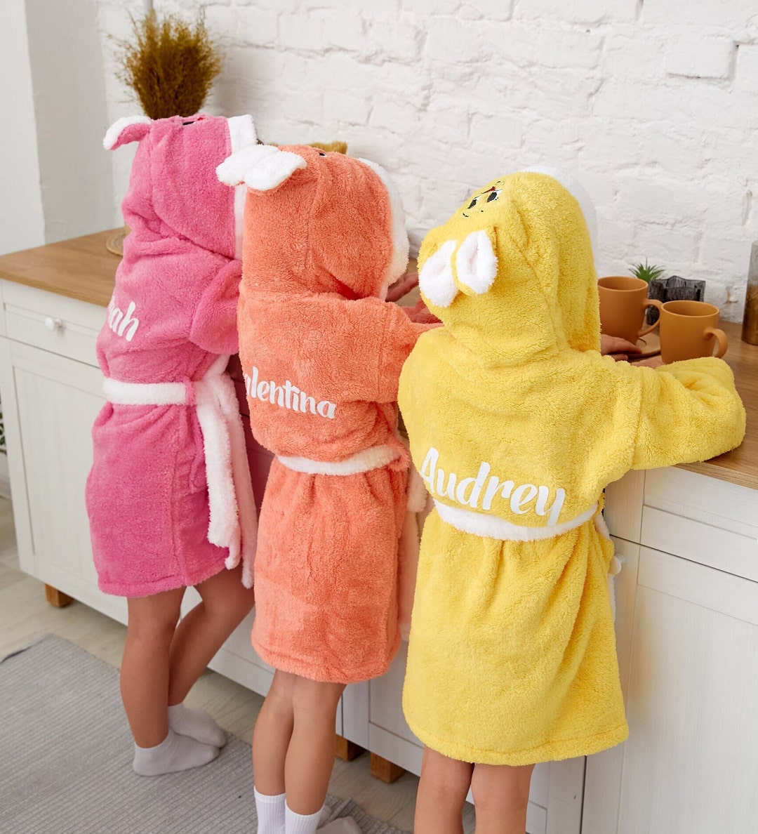 Bunny Rabbit Robes for Kids Easter Gift Sorority Gift - Etsy
