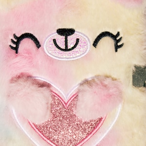 Custom Kids Fluffy Notebook, Personalized Journal With Name, Fluffy ...