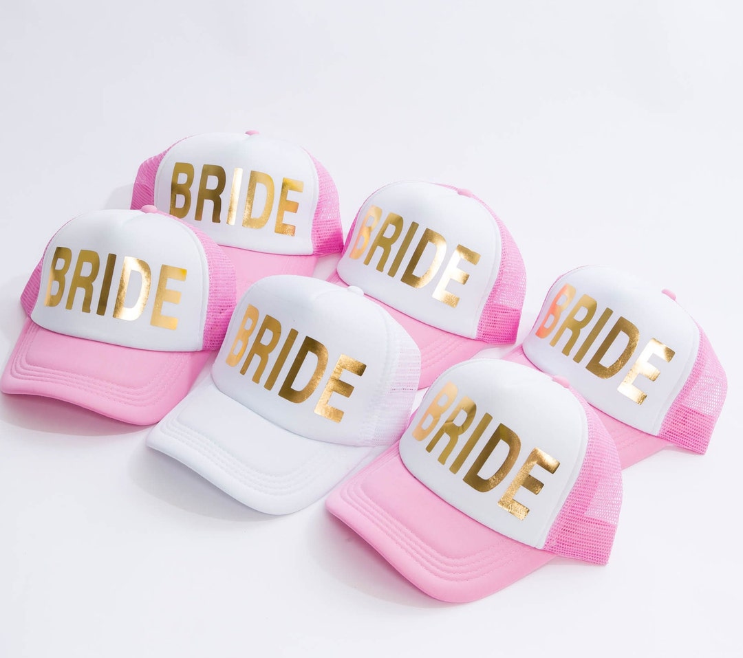 Bride Squad Custom Trucker Hats, Bridesmaids Gifts, Matching ...