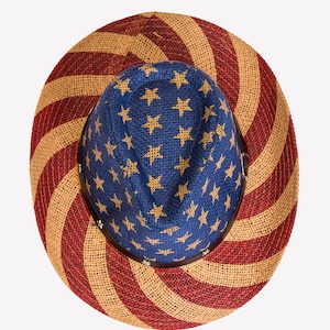 Unisex Custom America Flag Cowboy Hat, USA Flag Unisex Cowboy Hat ...