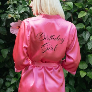 Custom Birthday Squad Robes, Spa Party Robes, SPA Birthday Satin Robes ...