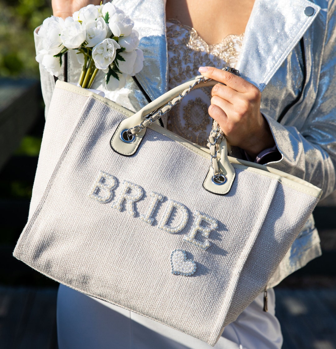 Personalized Bride Bag, Engagement Gift, Bride Tote Bags, Wedding Gift ...