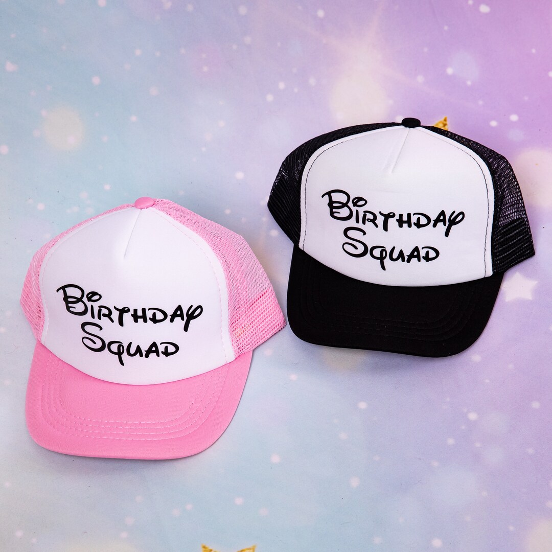 Customized Kids Trucker Caps, Birthday Party Caps, Kids Personalized ...