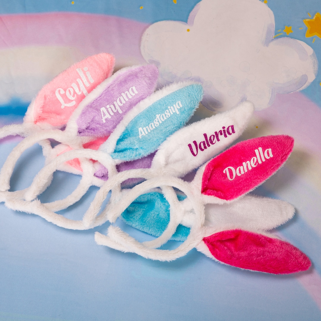 Easter Bunny Ears Headband, Easter Headband, Easter Accessories, Kids ...
