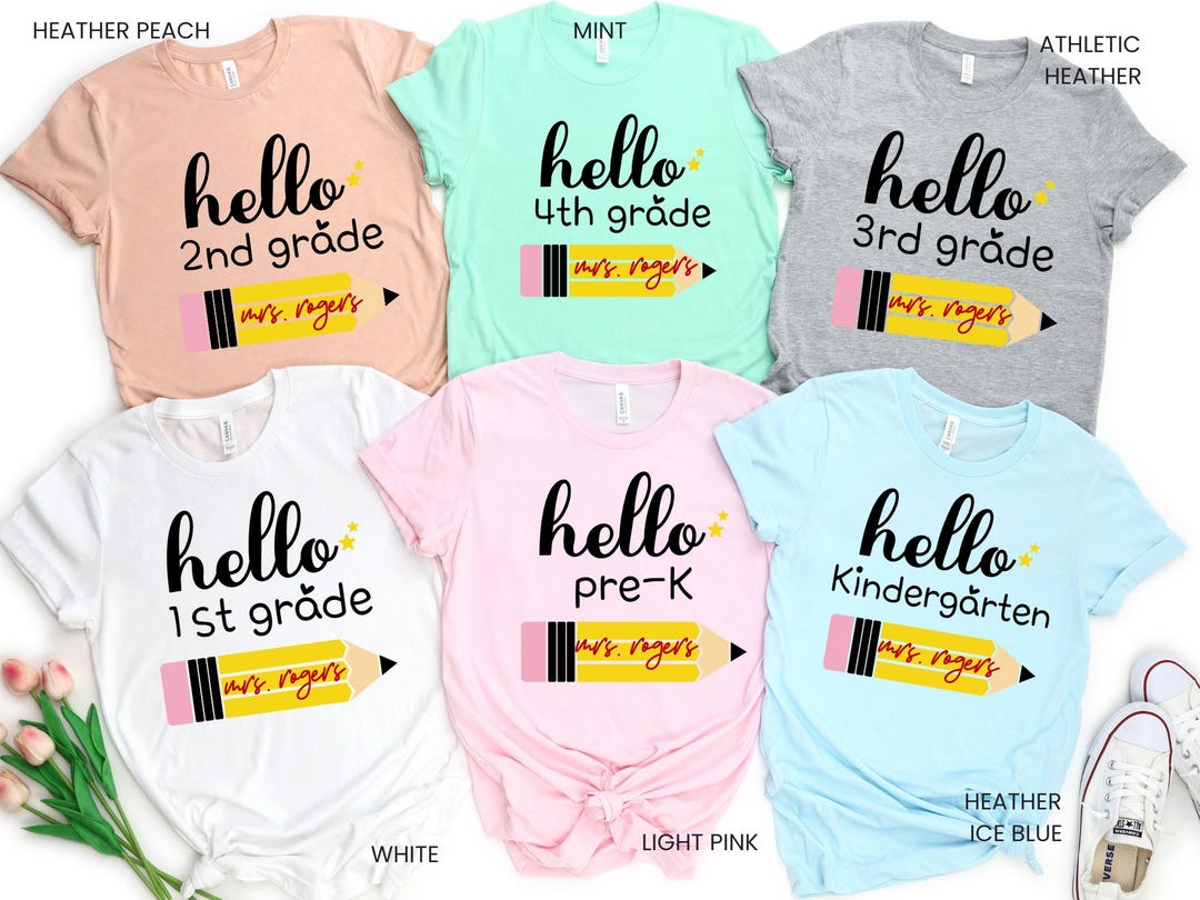 Custom Back to School Staff Shirt, School Faculty Staff Group School ...