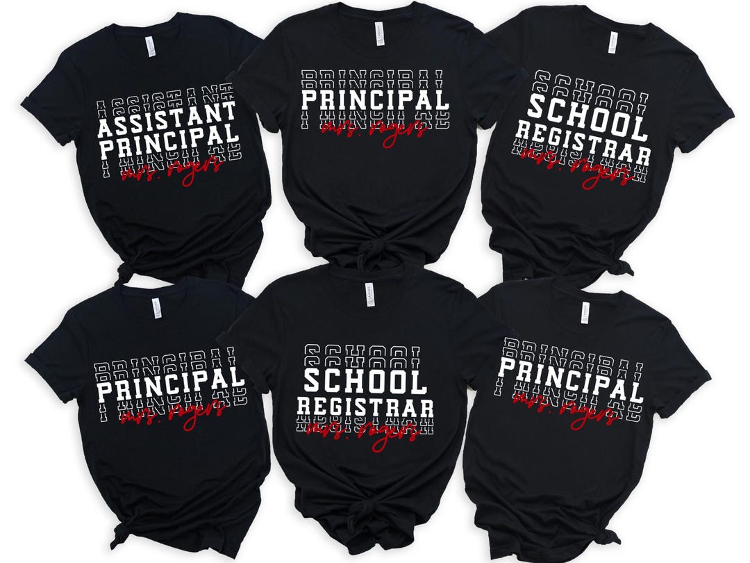 Personalized School Staff Shirt, School Nurse, Counselor Shirt ...
