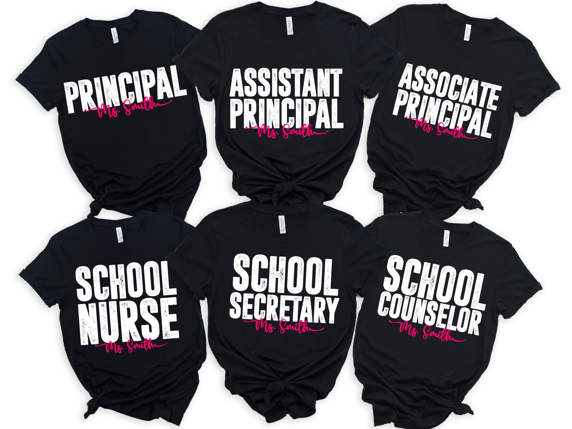 Personalized School Staff Shirt, School Nurse, Counselor Shirt ...