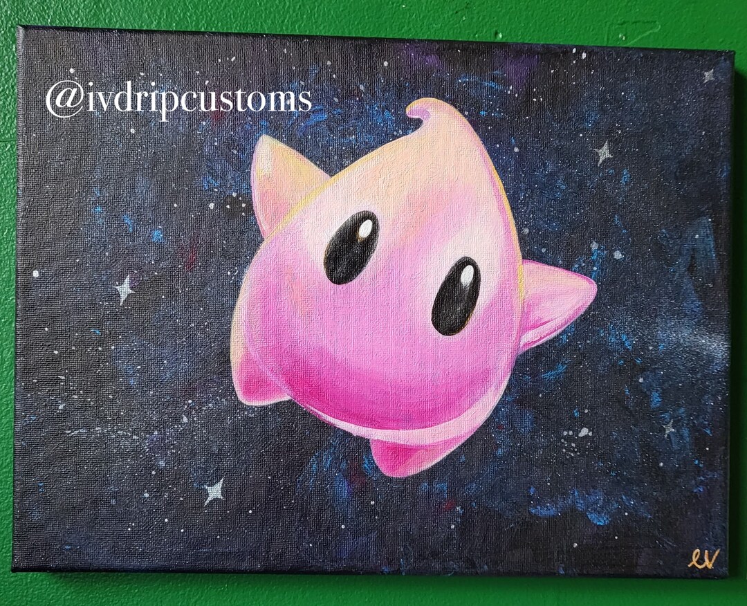 Luma Pink Super Mario Galaxy Luma On Space Background Etsy