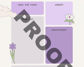 Printable Planner Girlboss Planner Purple Planner Daily - Etsy