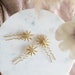 Star Bridal Hair Pins Set for Boho Wedding, Gold Starry Hair Accessory ...
