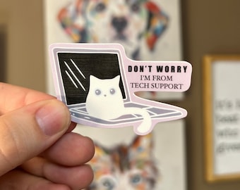Funny Tech Support Stickers - Etsy