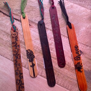 Pyrography Bookmarks - Etsy