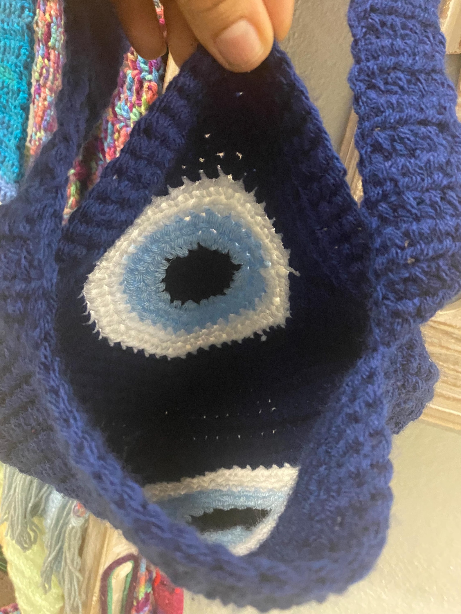 Nazar || Evil Eye Crochet Purse - Etsy
