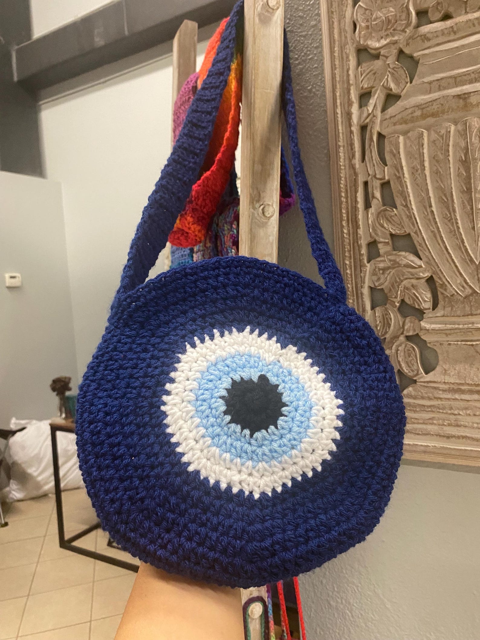 Nazar || Evil Eye Crochet Purse - Etsy