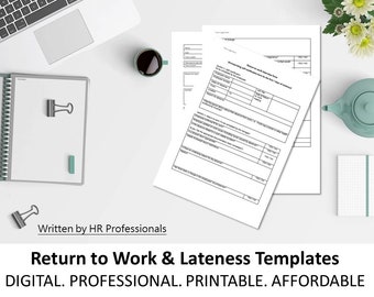 Return to Work Template - Etsy