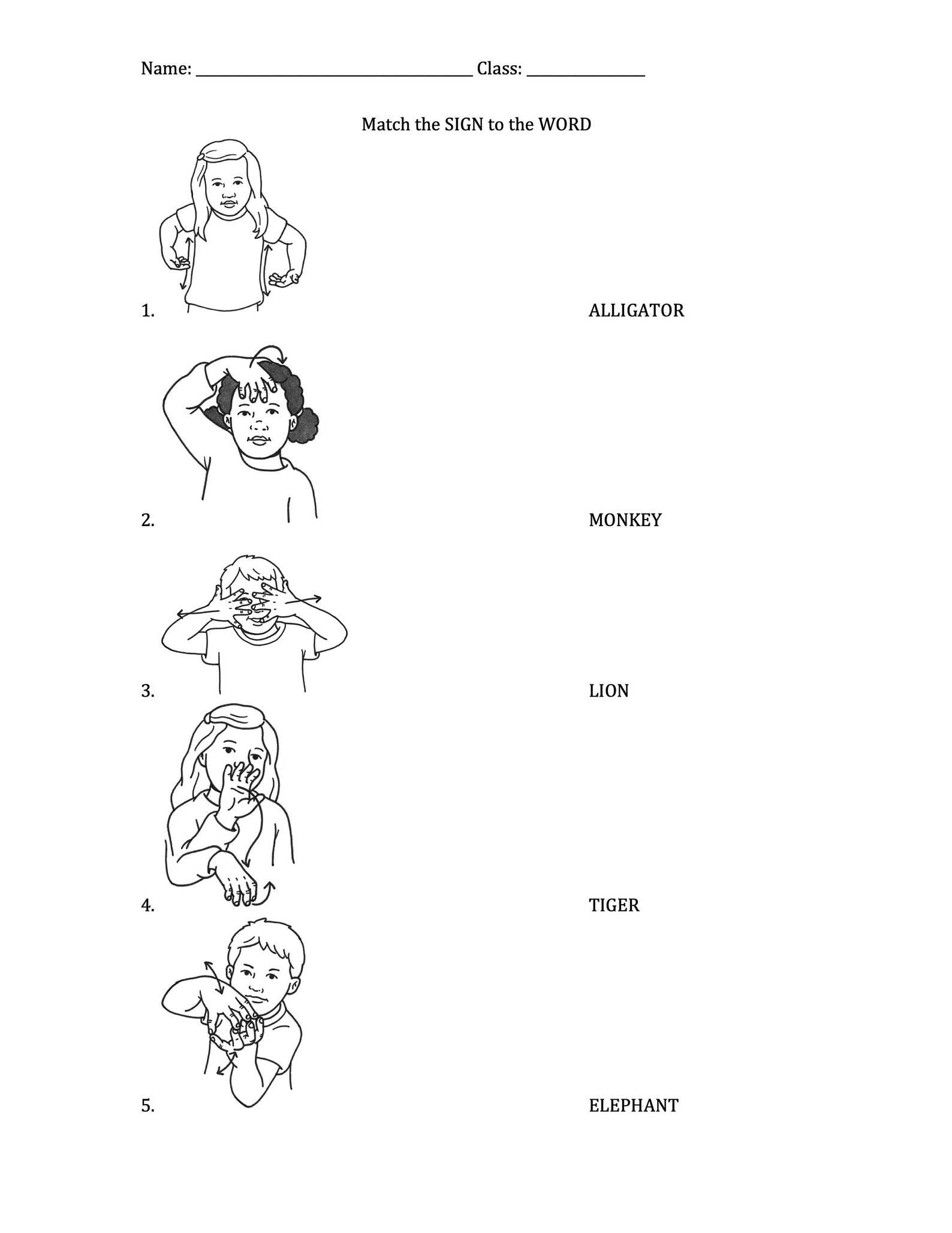 American Sign Language Workbook of Educational Resources (60 Page ...