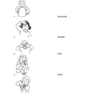 American Sign Language Workbook of Educational Resources (60 Page ...