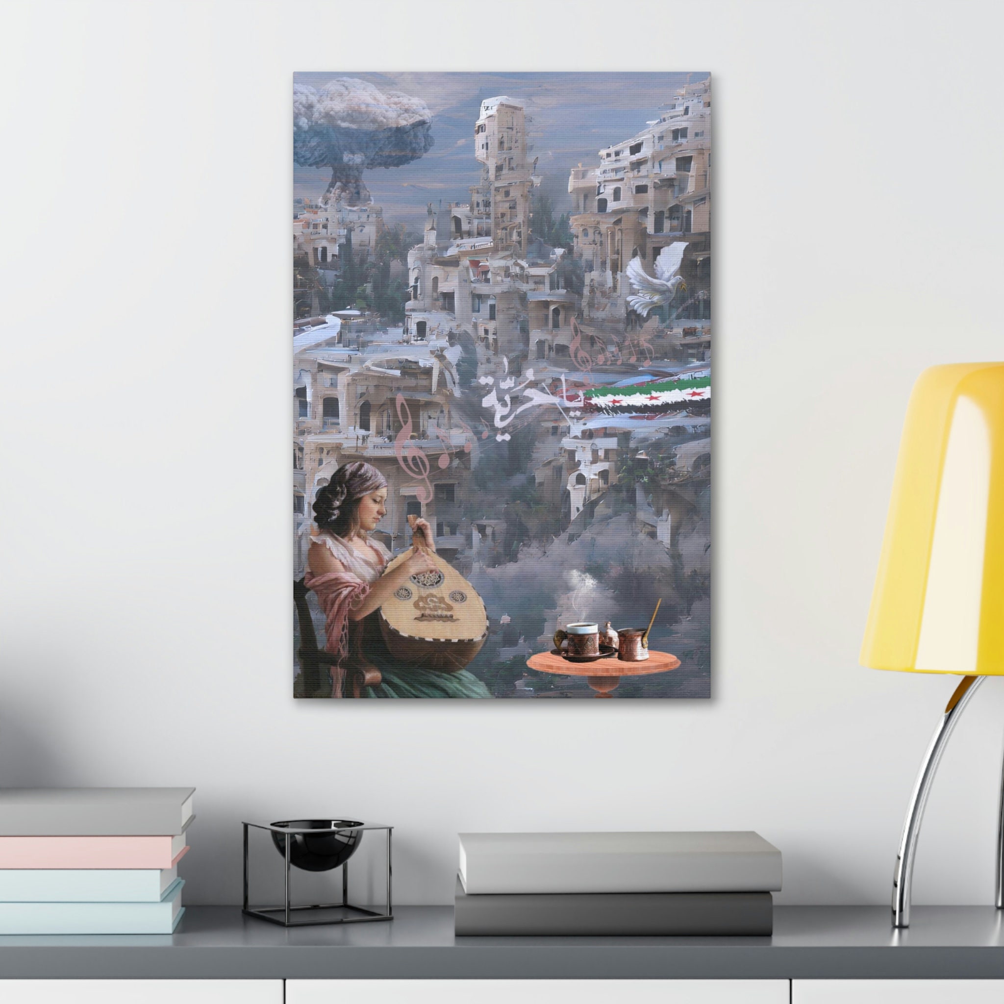 Syria Freedom and War Canvas - Etsy UK