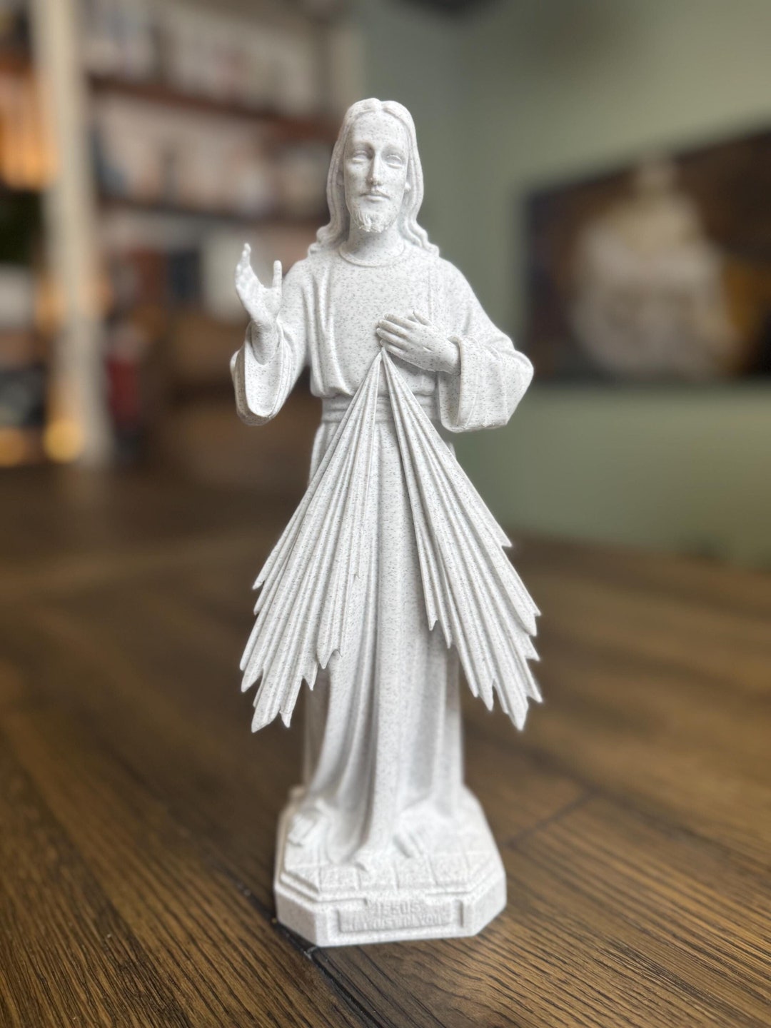 Divine Mercy Statue/affordable Detailed Catholic Statue of the Divine ...