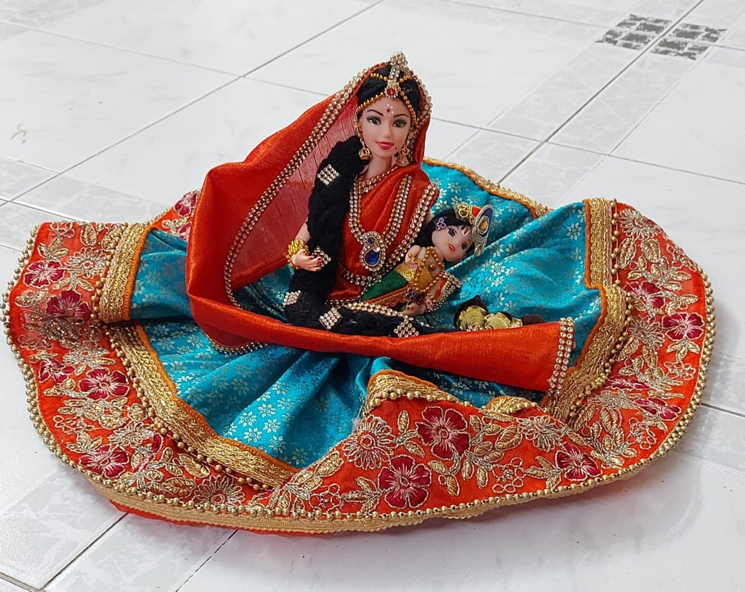 Yashoda Barbie With Baby Krishna Handmade Artisanal Indian Doll ...