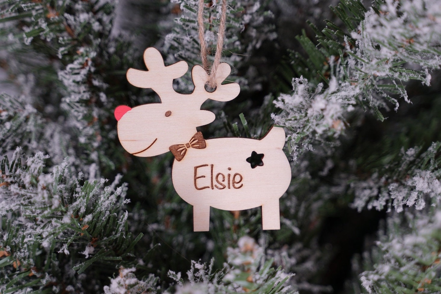 Personalised Wooden Christmas Decoration in the Shape of - Etsy UK