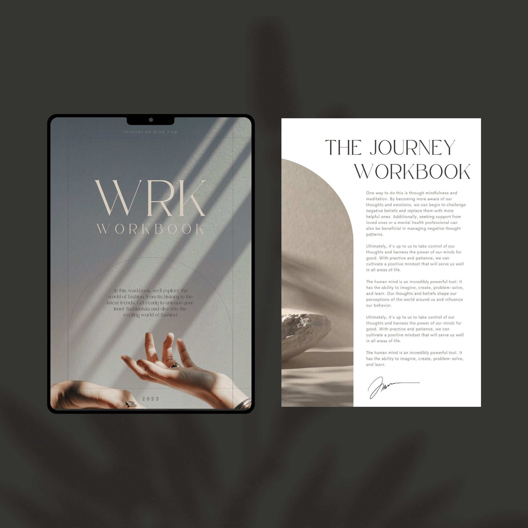 Small Business Ebook Template Canva | Minimal Luxury & Aesthetic Ebook ...