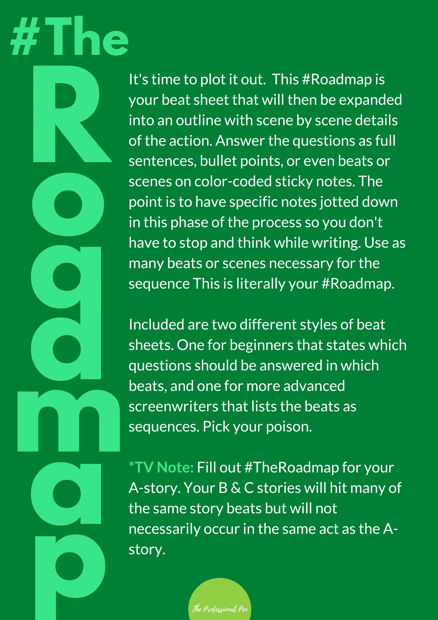 Guide to Beat Sheets & Outlines for 1hr TV Scripts - Etsy