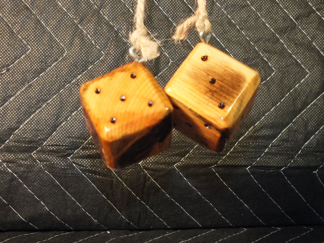 Hand Made Novelty Wooden Dice 