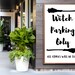 Whimsical Witch Parking Only Sign | Fun Halloween Printable Bundle | US ...