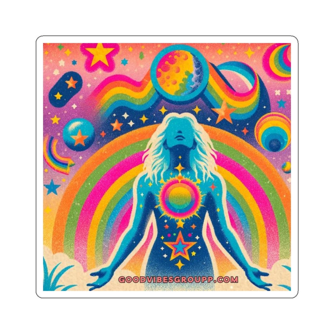 Rainbow Princess Sticker - Kiss-cut Sticker - Kesha Rainbow Album ...