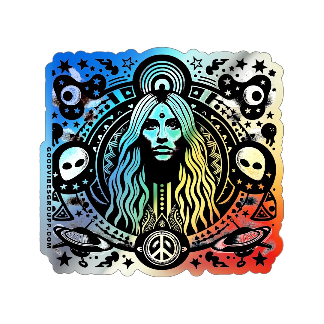 Rainbow Goddess Sticker - Inspired by Kesha's Rainbow Album ...