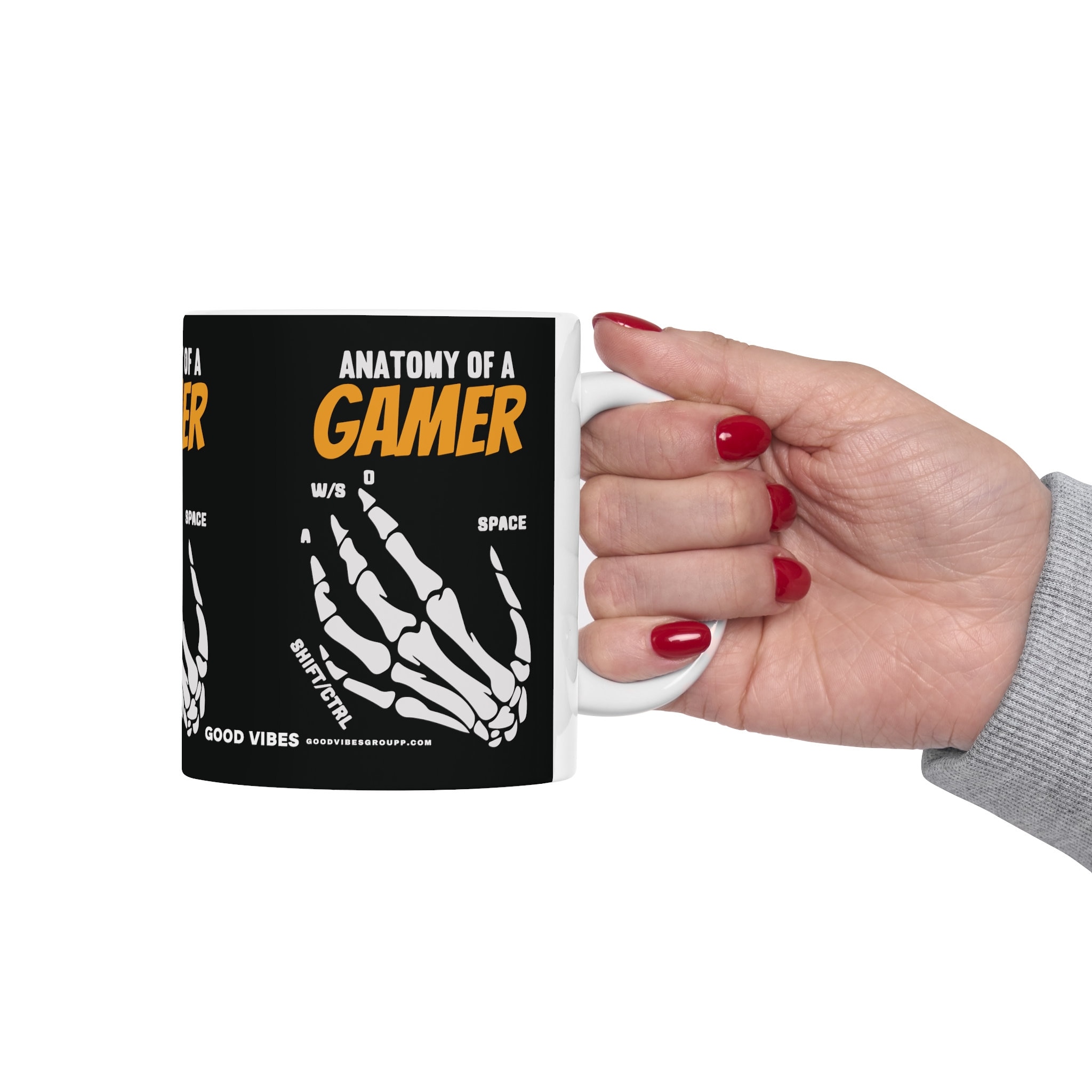 Gamer Mug Anatomy of a Gamer Video Game Gift PC Master Race Coffee Cup ...