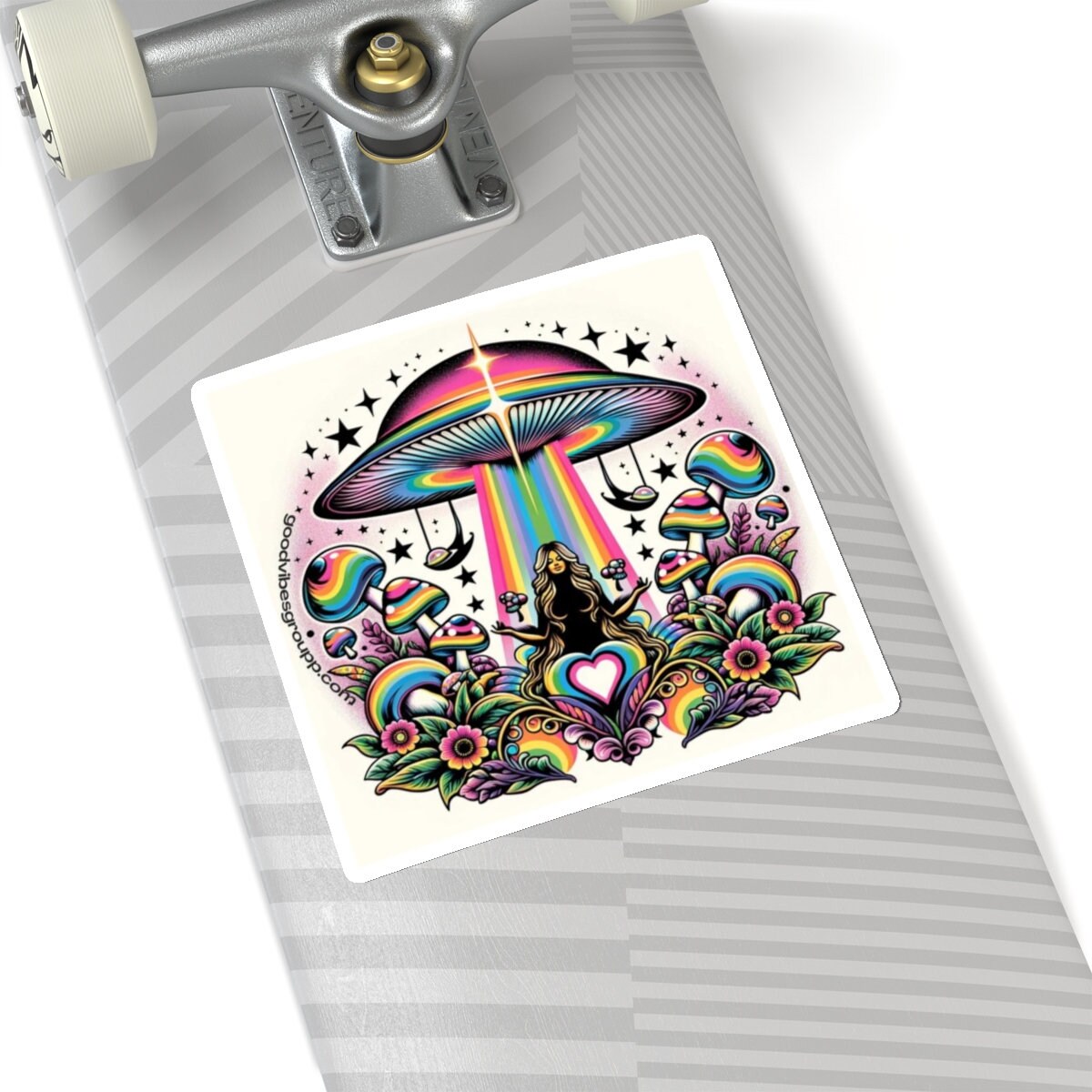 Rainbow UFO Sticker - Kiss-cut Sticker - Kesha Rainbow Album ...