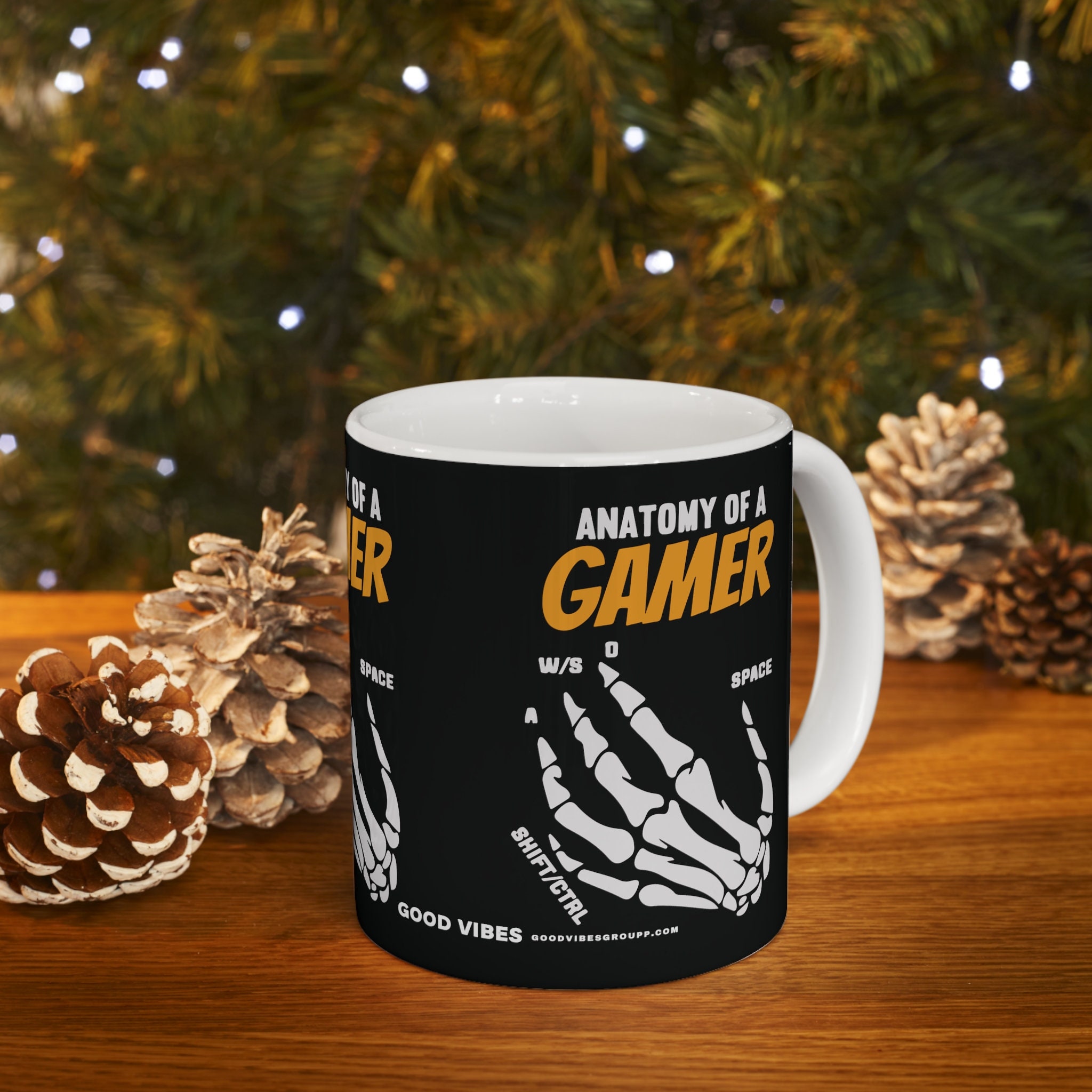 Gamer Mug Anatomy of a Gamer Video Game Gift PC Master Race Coffee Cup ...