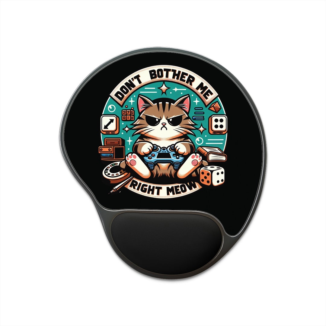 Grumpy Cat Mouse Pad - Don't Bother Me Right Meow - Gaming Mouse Pad ...