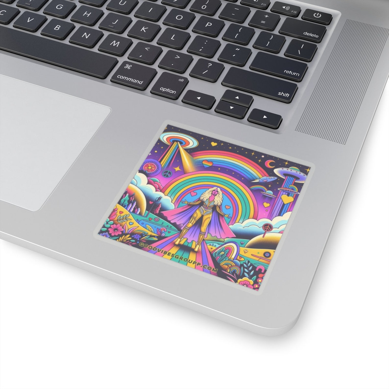 Space Women Sticker - Transparent and White - Kiss-cut Sticker - Kesha ...