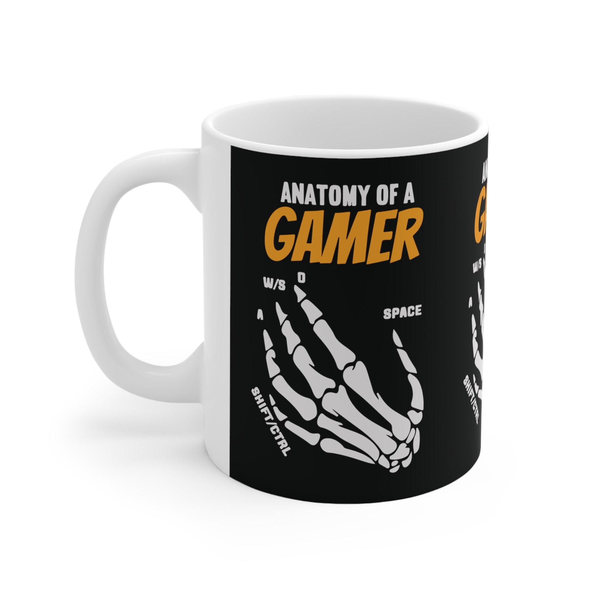 Gamer Mug Anatomy of a Gamer Video Game Gift PC Master Race Coffee Cup ...