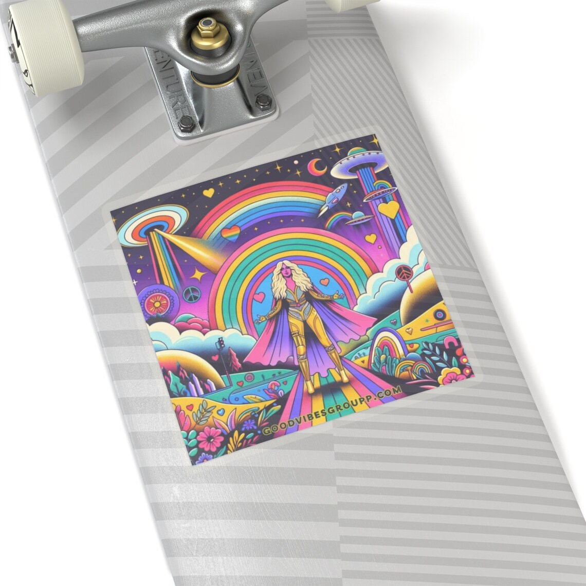 Space Women Sticker - Transparent and White - Kiss-cut Sticker - Kesha ...