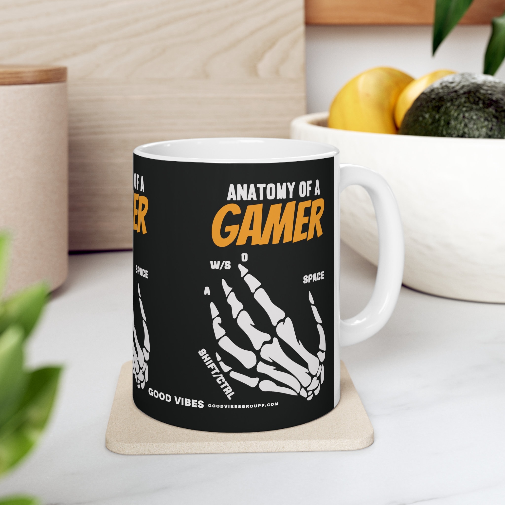 Gamer Mug Anatomy of a Gamer Video Game Gift PC Master Race Coffee Cup ...