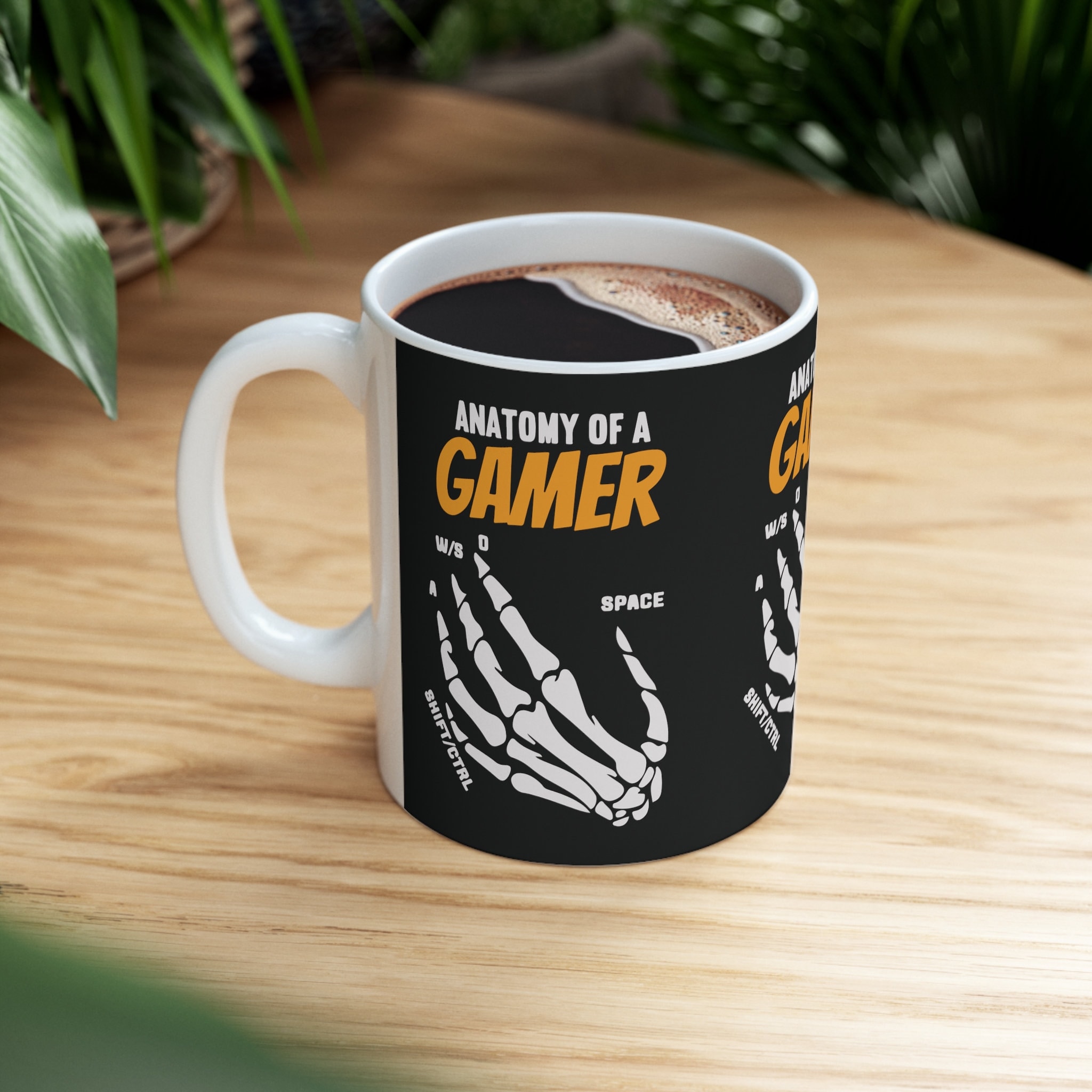 Gamer Mug Anatomy of a Gamer Video Game Gift PC Master Race Coffee Cup ...